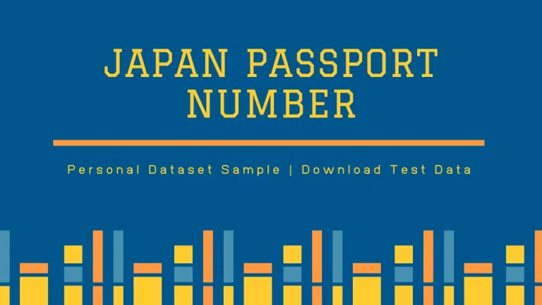Personal Dataset Sample U S U K Passport Number Download Pii Data Examples